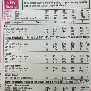 Simplicity 7439 UNCUT Vintage Sewing Pattern for Misses Jacket, Skirt ...