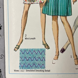 Simplicity 7680 UNCUT Vintage Sewing Pattern for Misses Dress in Two ...
