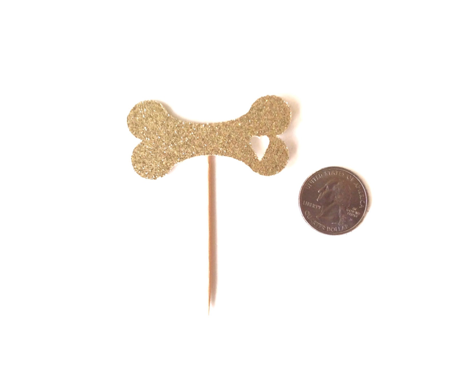 Dog Bone Cupcake Cake Topper for Birthday or Gotcha Day Party, Pet ...