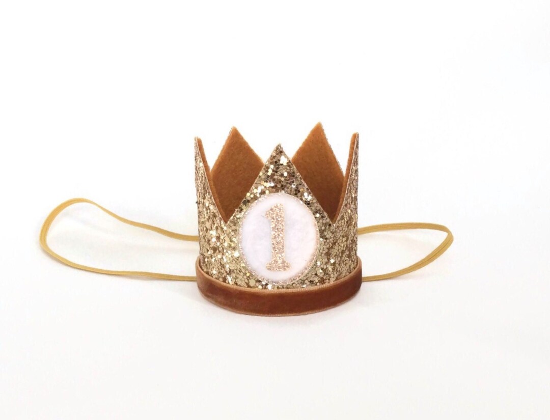 Gold Dog Birthday Hat, Dog Gotcha Day Hat, Dog Cat Party Hat, Glitter ...