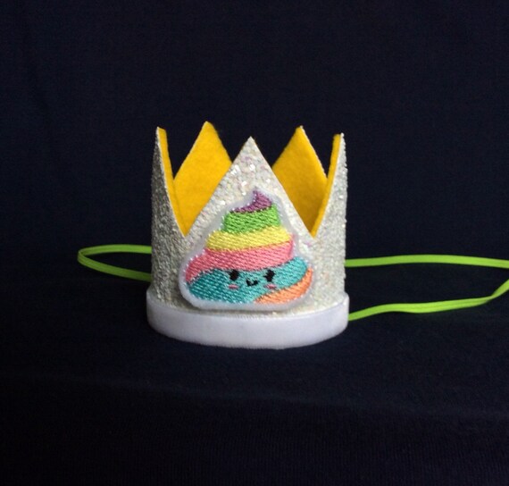 Poop Emoji With Flower Crown