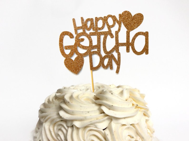 Dog Gotcha Day Decoration, Dog Adoptaversary Cake Decor, Dog Party Cake ...
