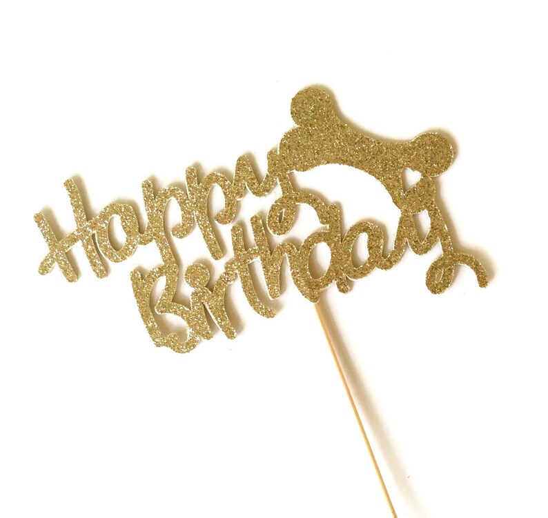Dog Birthday Cake Topper Cake Topper for Dogs Dog Birthday | Etsy