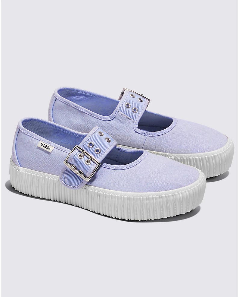 Vans Mary Jane Creeper Shoe Grunge Ballet Halogen Blue VN000D07CHA - Etsy