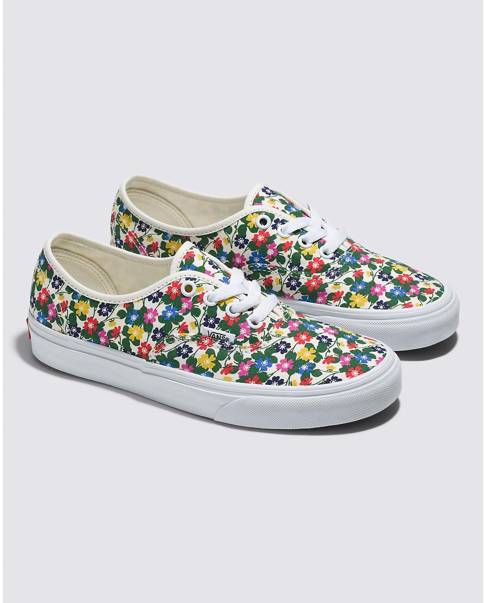 Vans Floral Authentic Shoe White VN0009PVTBD - Etsy