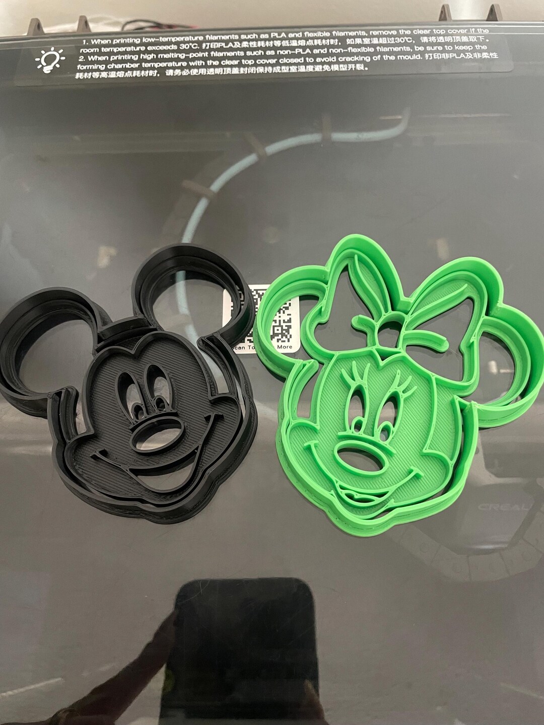DISNEY Mickey Mouse and Minnie Mouse Cookie Cutters&embossers - Etsy