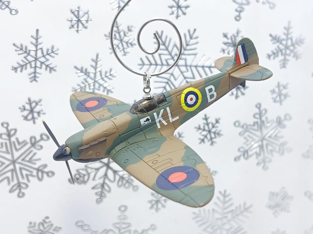 RAF Supermarine Spitfire Alan Deere Ace Pilot WWII Airplane Custom ...