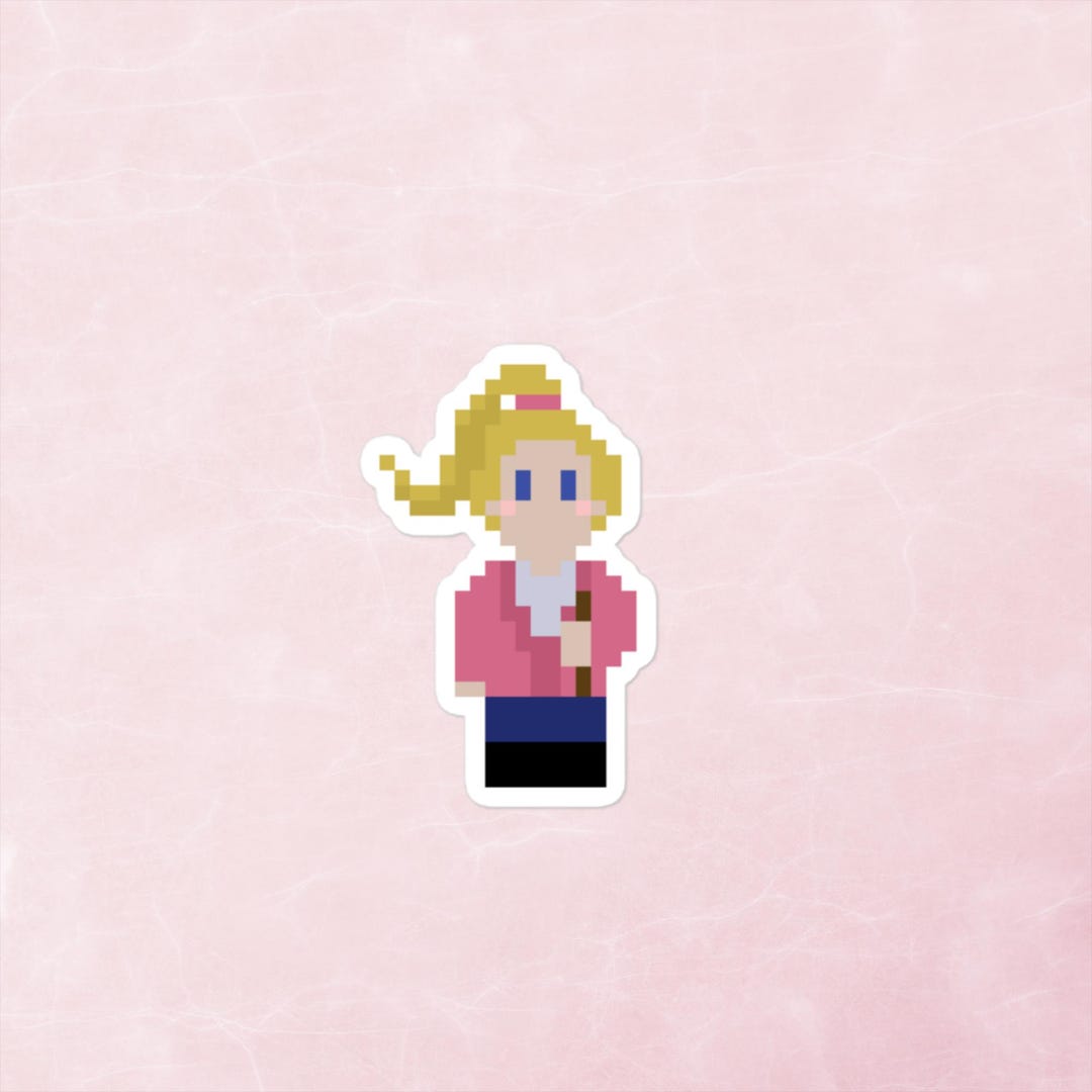 Buffy Pixel Art Sticker - Etsy