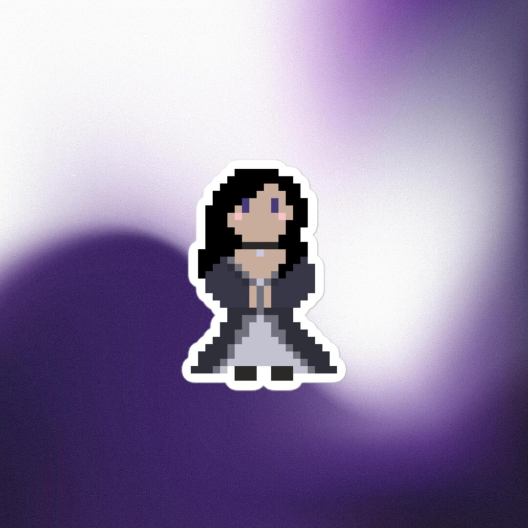 Yennefer Pixel Art Sticker - Etsy