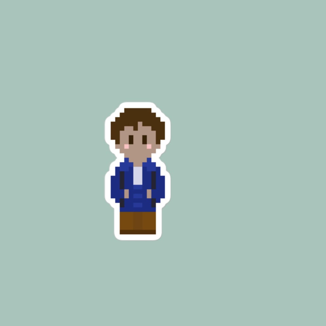 Xander, Buffy the Vampire Slayer Pixel Art Sticker - Etsy