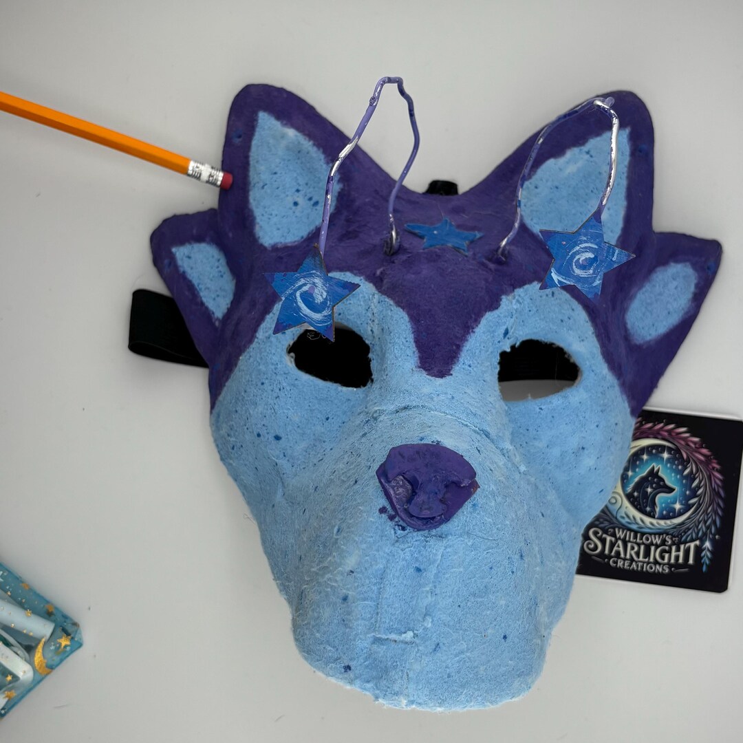Alien Husky Animal Mask / Therian Mask - Etsy