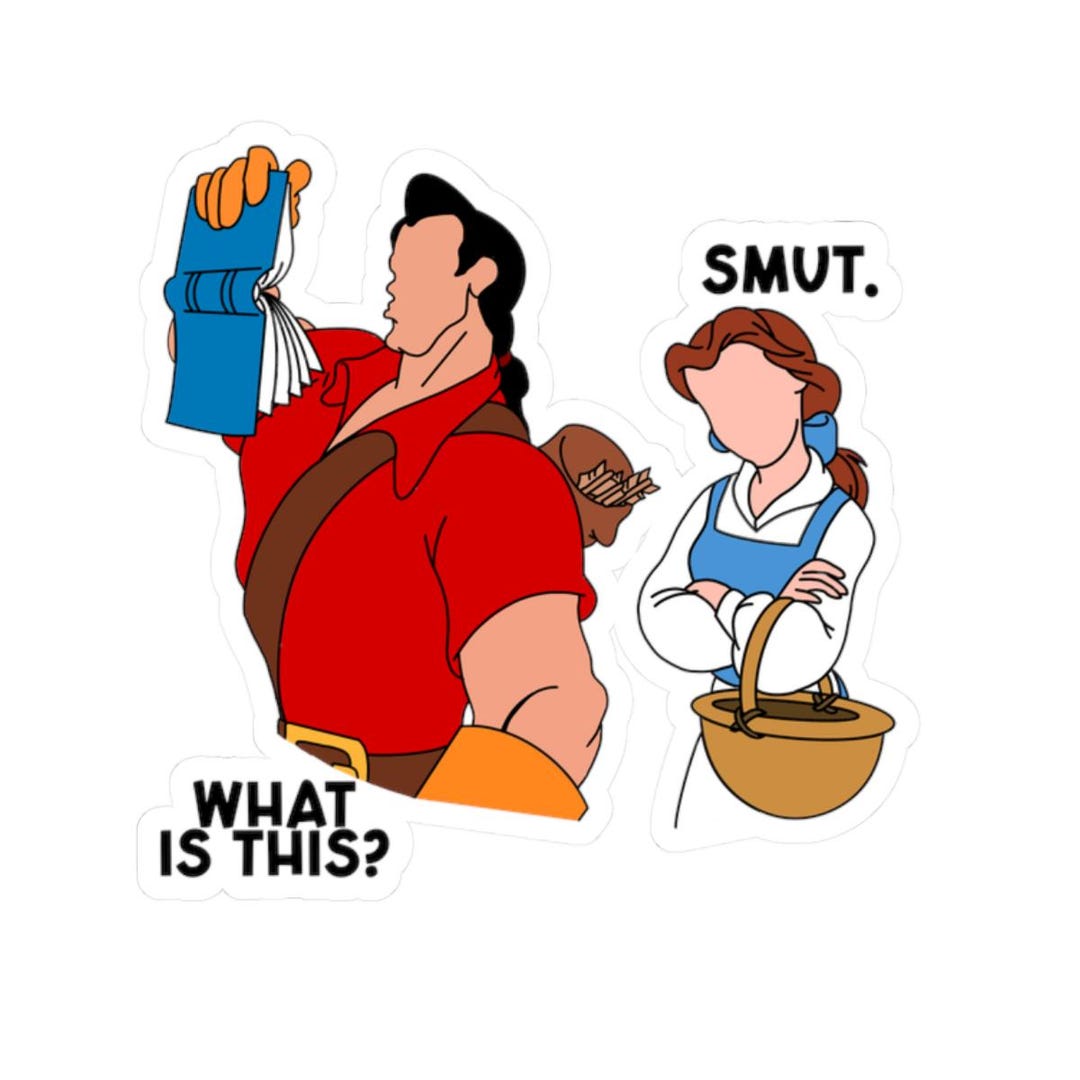 Belle & Gaston Kiss-cut Sticker - Etsy