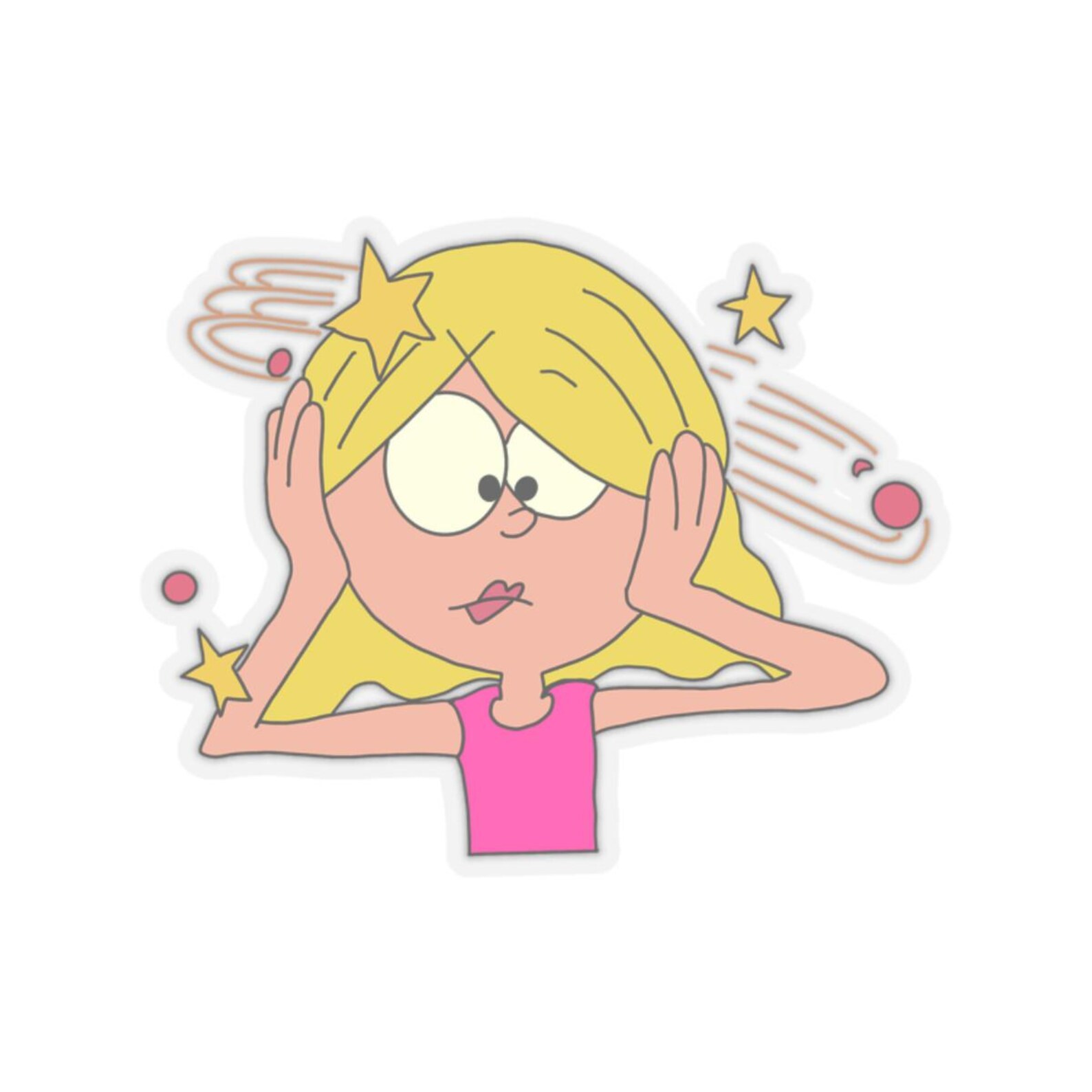 Dizzy Lizzy Kiss-cut Sticker - Etsy