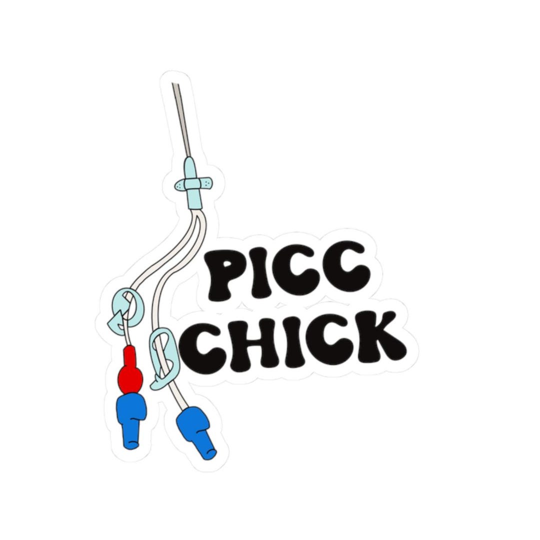 PICC Chick, PICC Team Kiss-cut Sticker - Etsy