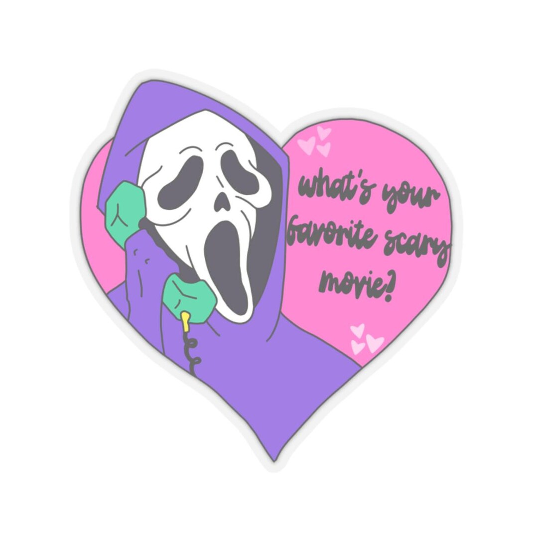 What's Your Favorite Scary Movie? Kiss-cut Sticker - Etsy