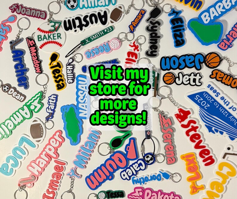 Custom Football Magnet, 5-inch Locker or Fridge Magnet, 3D Printed Name ...