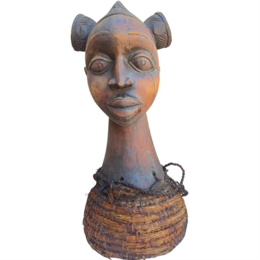 Rare Idoma Funerary Mask, Ekoi Influence, Boki Style, Nigerian Tribal ...
