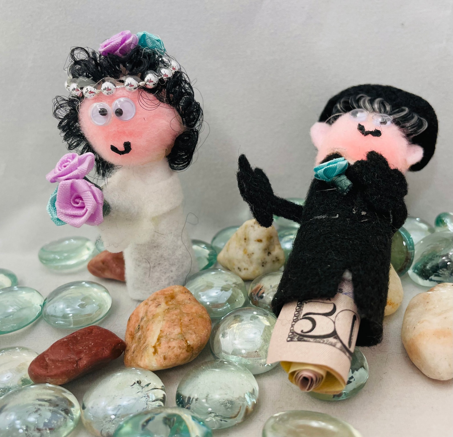 Bride Finger Puppet - Etsy