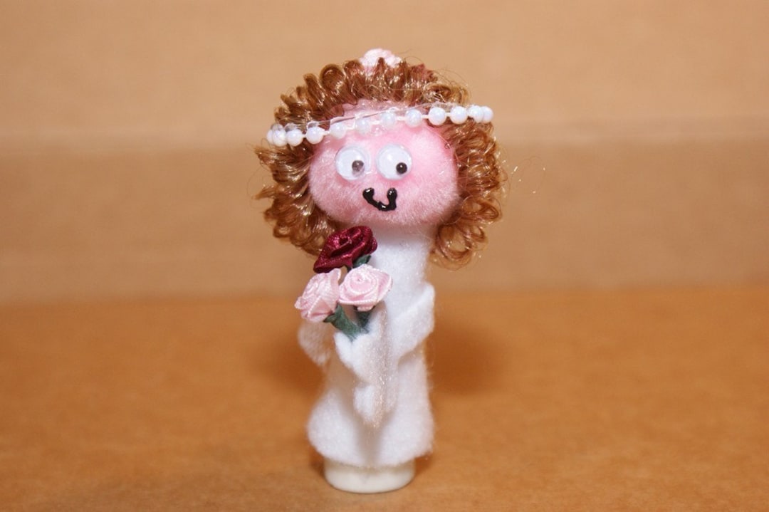 Bride Finger Puppet - Etsy