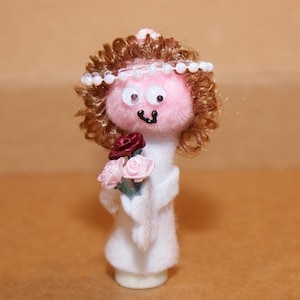 Bride Finger Puppet - Etsy