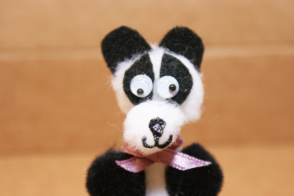 Panda Finger Puppet - Etsy