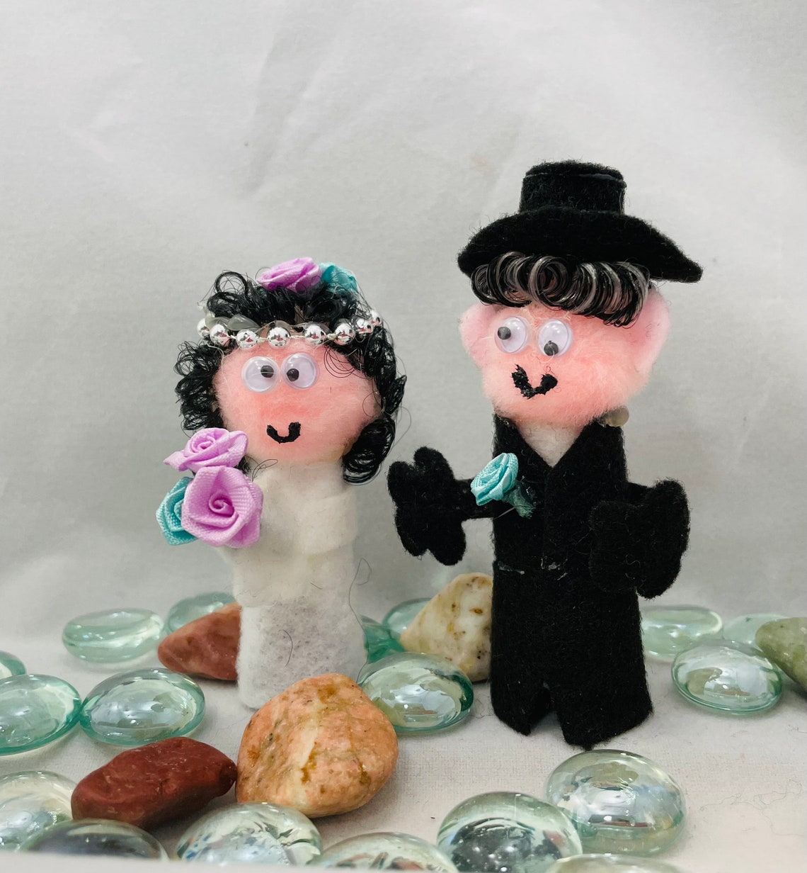 Bride Finger Puppet - Etsy