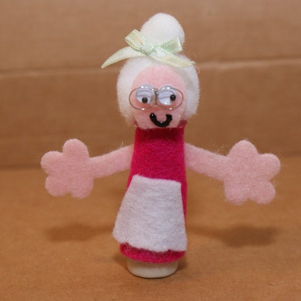 Old Woman Puppet - Etsy