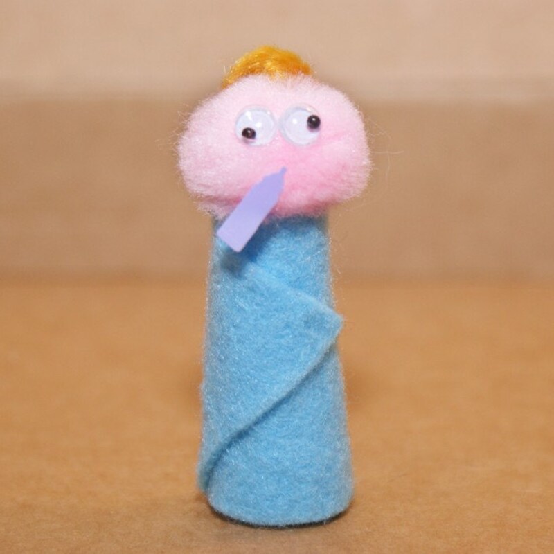 Family Finger People Puppets - Etsy