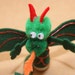 Dragon Finger Puppet - Etsy