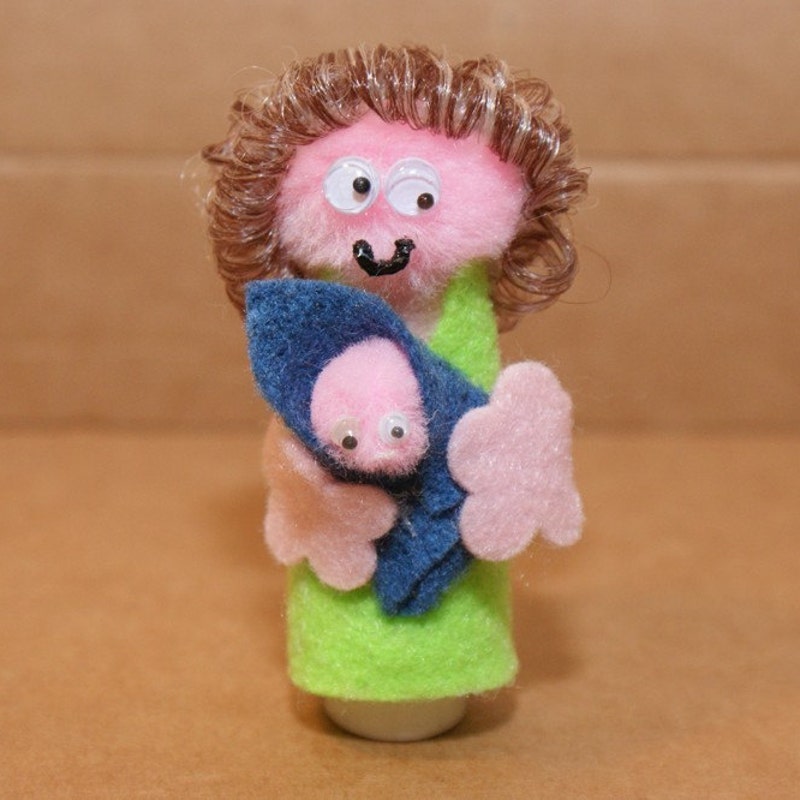 Family Finger People Puppets - Etsy