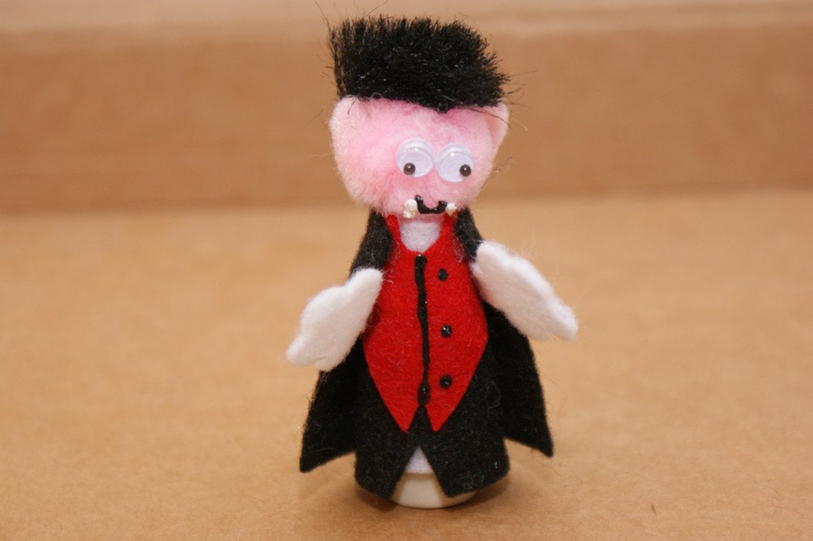 Vampire Finger Puppet - Etsy