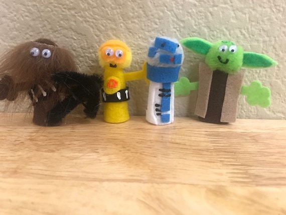 Star Wars Finger Puppet Set 1 - Etsy