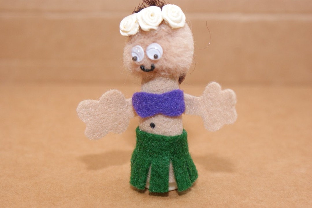 Hawaiian Finger Puppet - Etsy