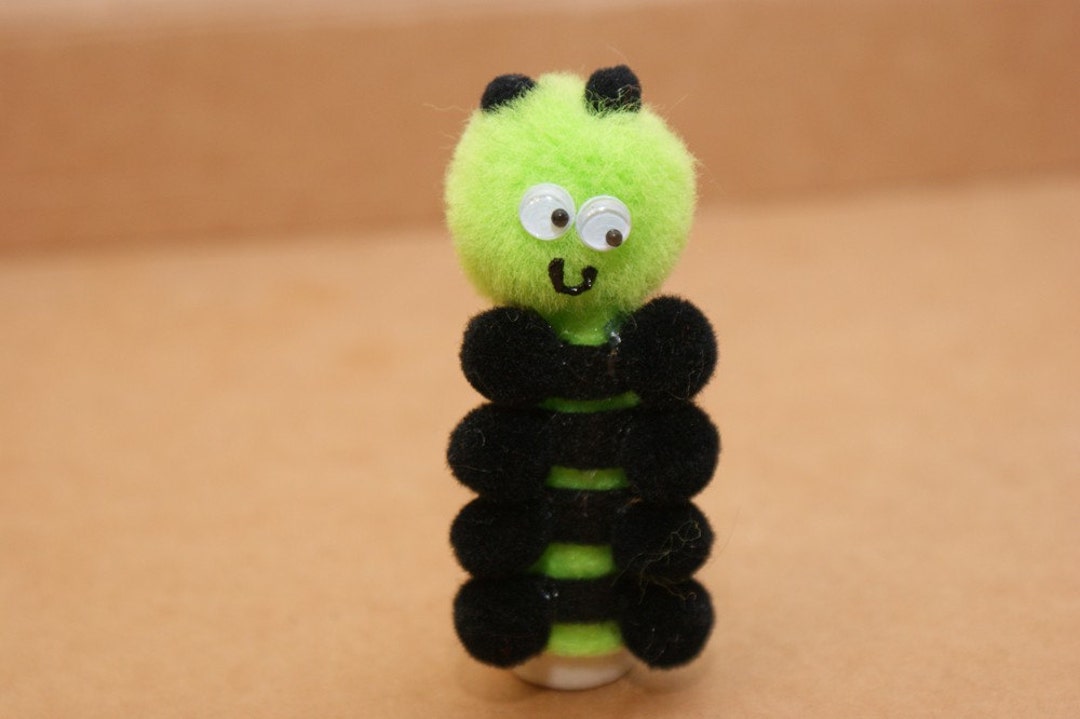 Caterpillar Finger Puppet - Etsy