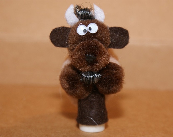 Buffalo Finger Puppet - Etsy