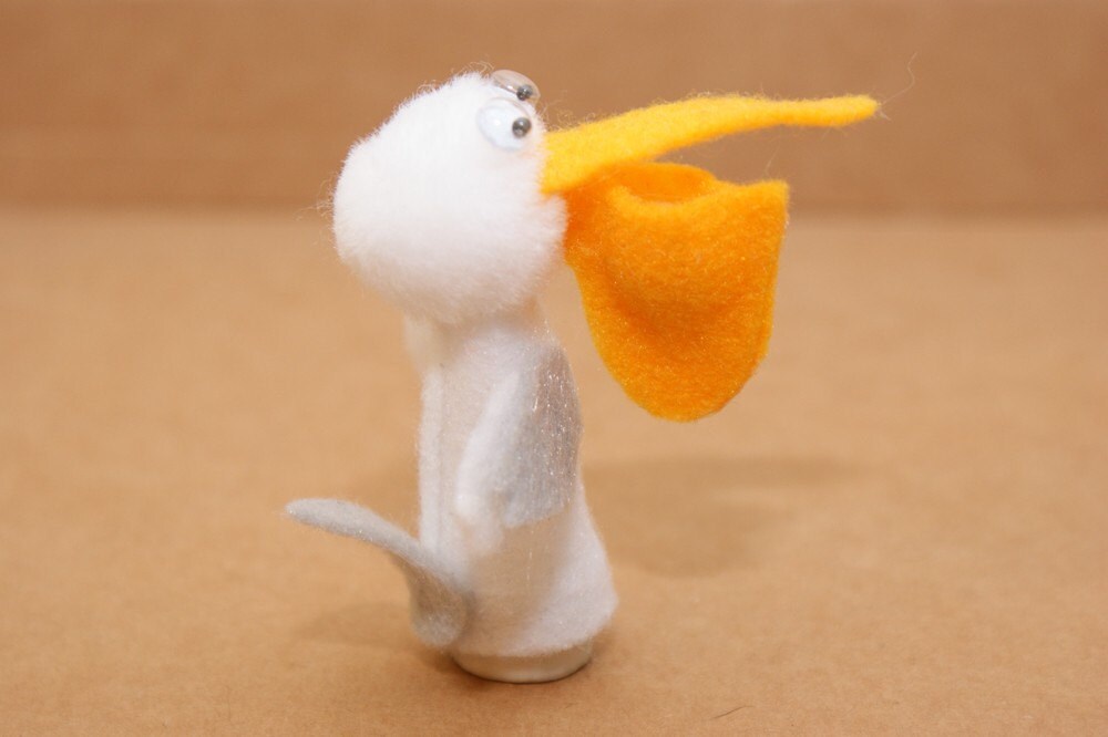 Pelican Finger Puppet - Etsy