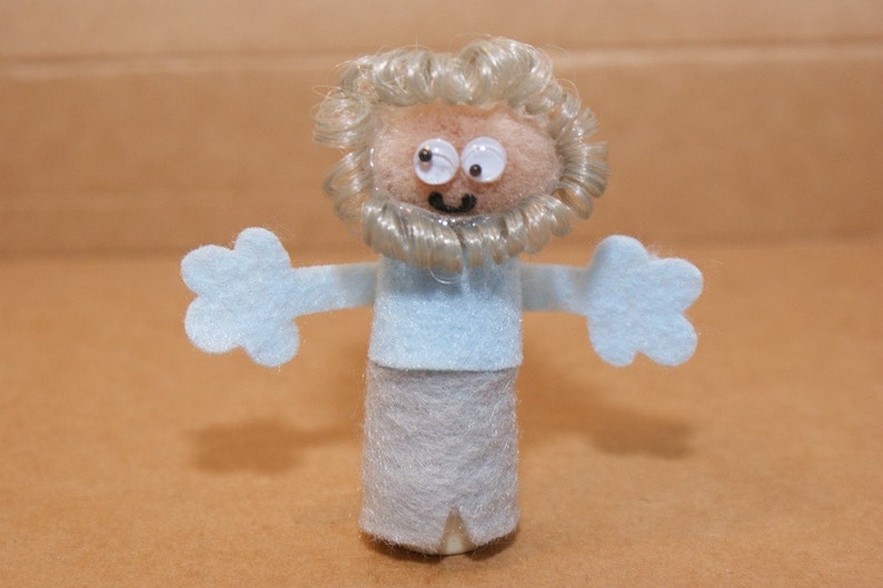Old Man Finger Puppet - Etsy