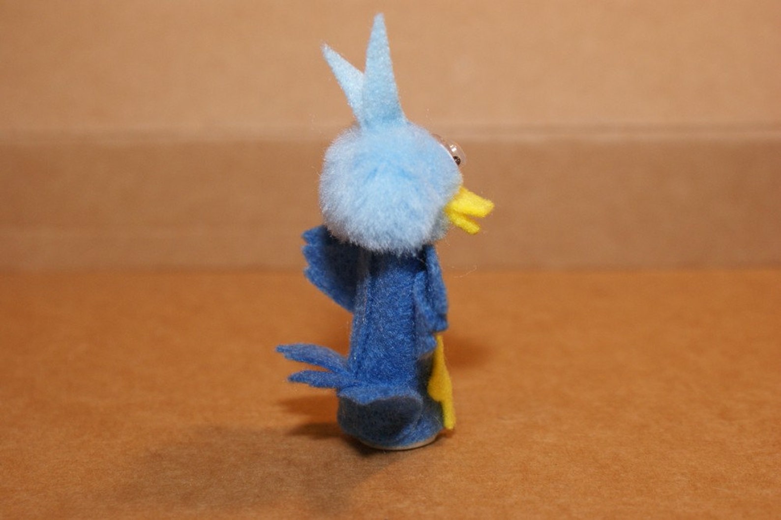 Blue Bird Finger Puppet - Etsy