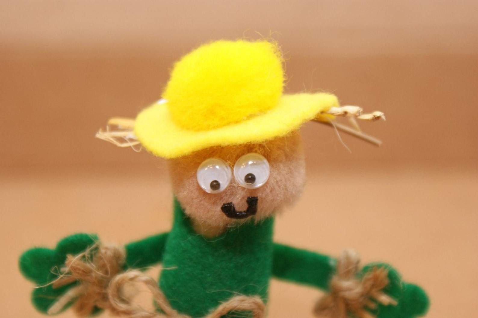 Scarecrow Finger Puppet - Etsy