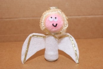Angel Finger Puppet - Etsy