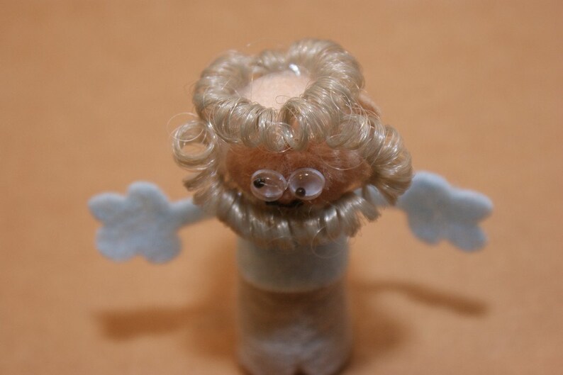 Old Man Finger Puppet - Etsy