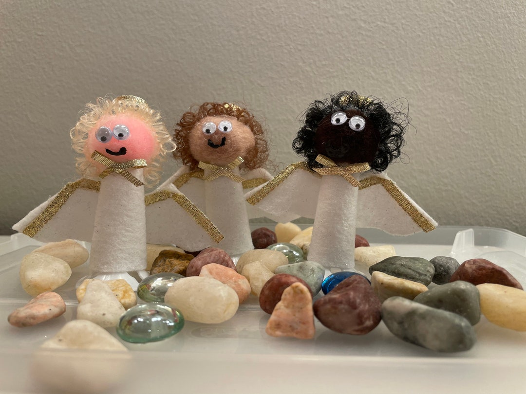 Angel Finger Puppet - Etsy