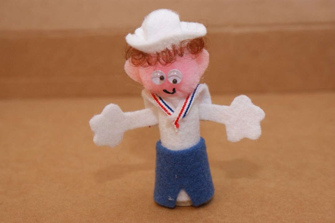 Sailor Finger Puppet - Etsy