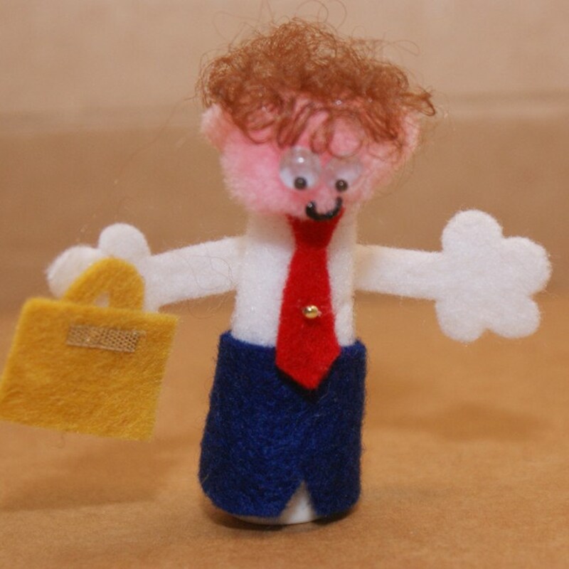 Family Finger People Puppets - Etsy