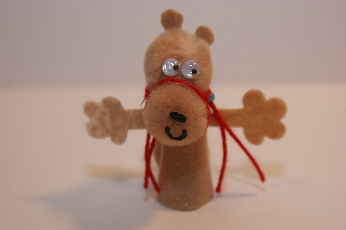 Camel Finger Puppet - Etsy