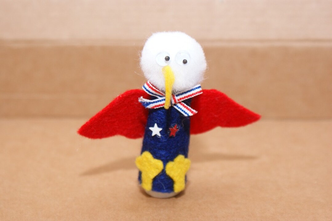 Eagle Finger Puppet - Etsy