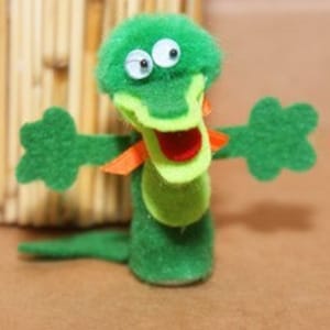 Alligator Finger Puppet - Etsy