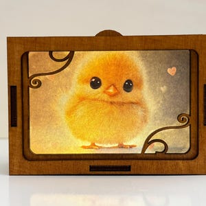 Cute Yellow Chick Chicken Love Night Lamp Lantern, Chick Farm Animal ...