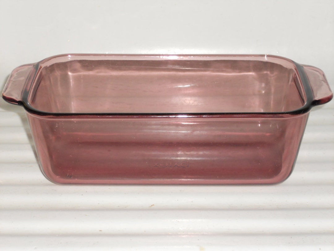 Vintage Rectangular PYREX CRANBERRY Meatloaf DISH - Etsy