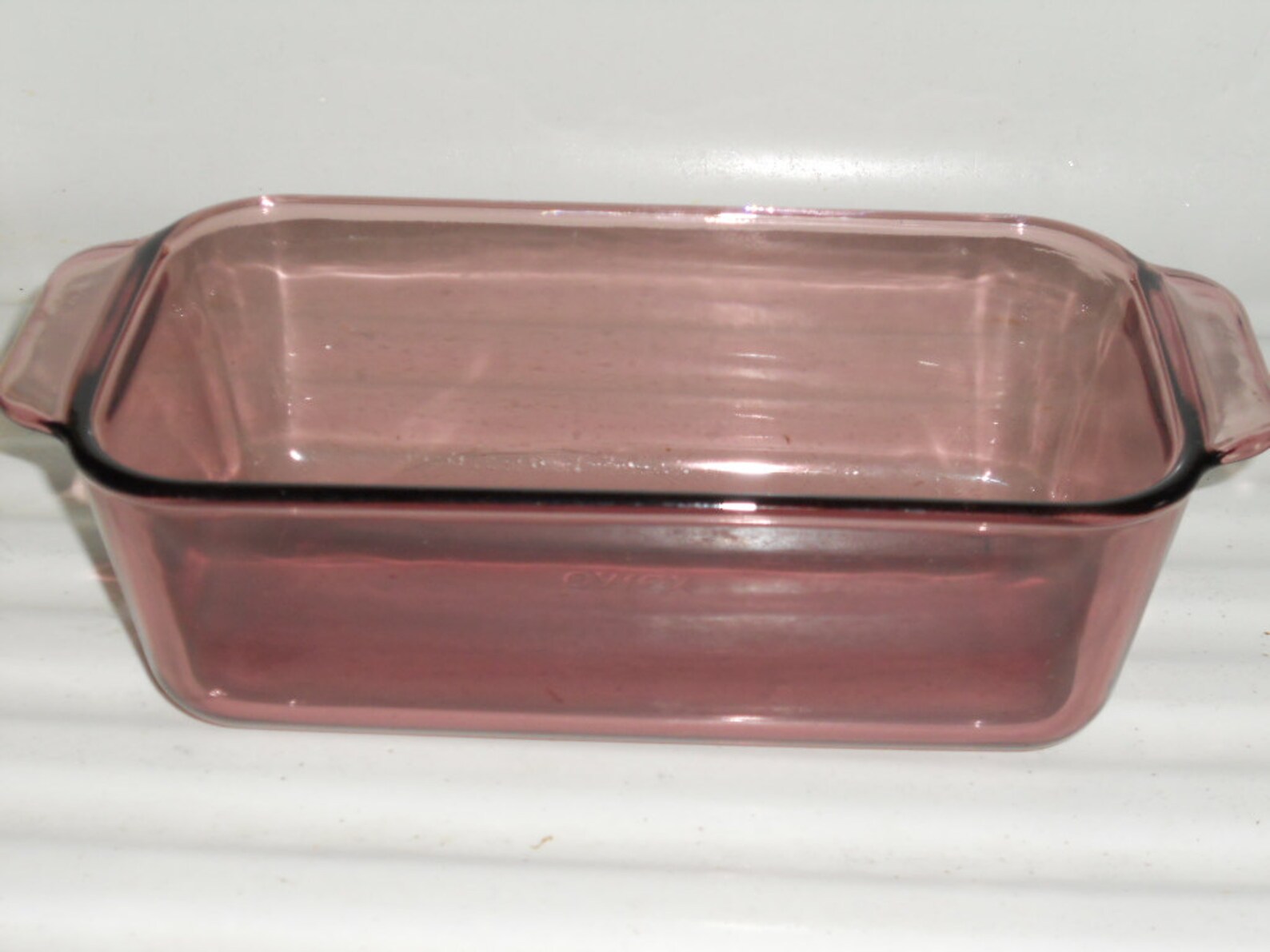 Vintage Rectangular PYREX CRANBERRY Meatloaf DISH - Etsy